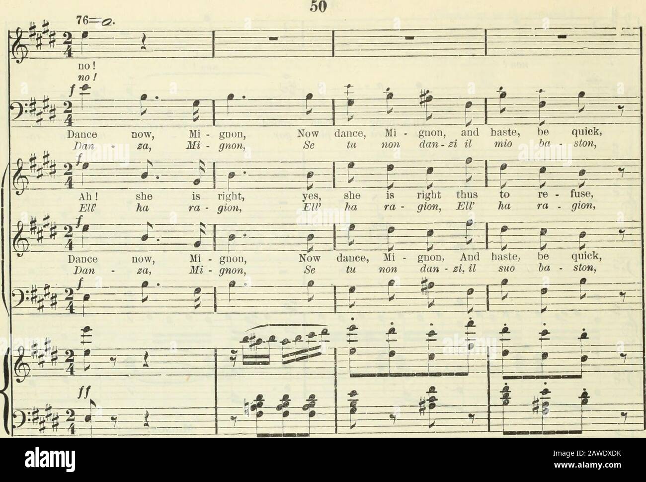 Mignon : opera in three acts . m-- ^ —*- U$*B^Ì *A eé Et$. I Stock ...