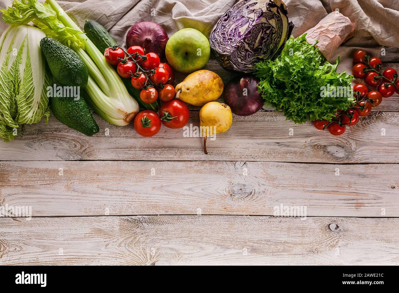 Vegetable border hi-res stock photography and images - Alamy