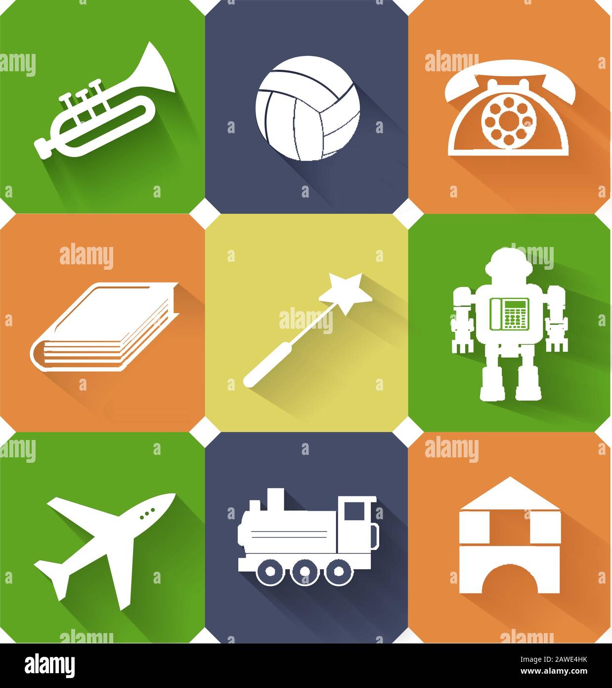 Unique toys Stock Vector Images - Alamy