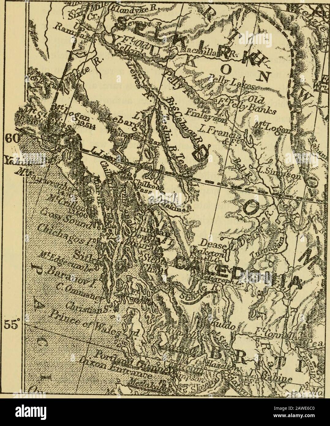 Selkirk map hi-res stock photography and images - Alamy