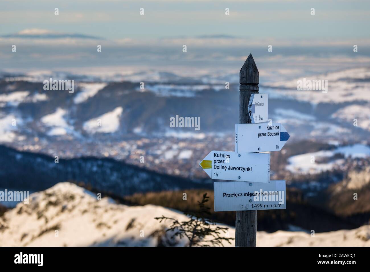 Zakopane sign mountains in hi-res stock photography and images - Alamy