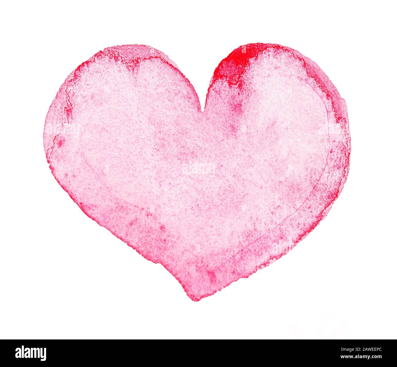 Heart painted with watercolor Stock Photo - Alamy Heart painted with watercolor Stock Photo - Alamy