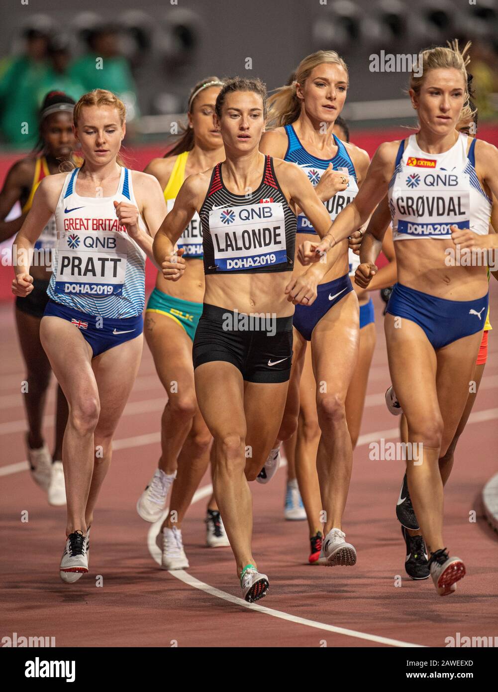 DOHA - QATAR - SEP 27: Geneviève Lalonde (CAN) competing in the women’s ...