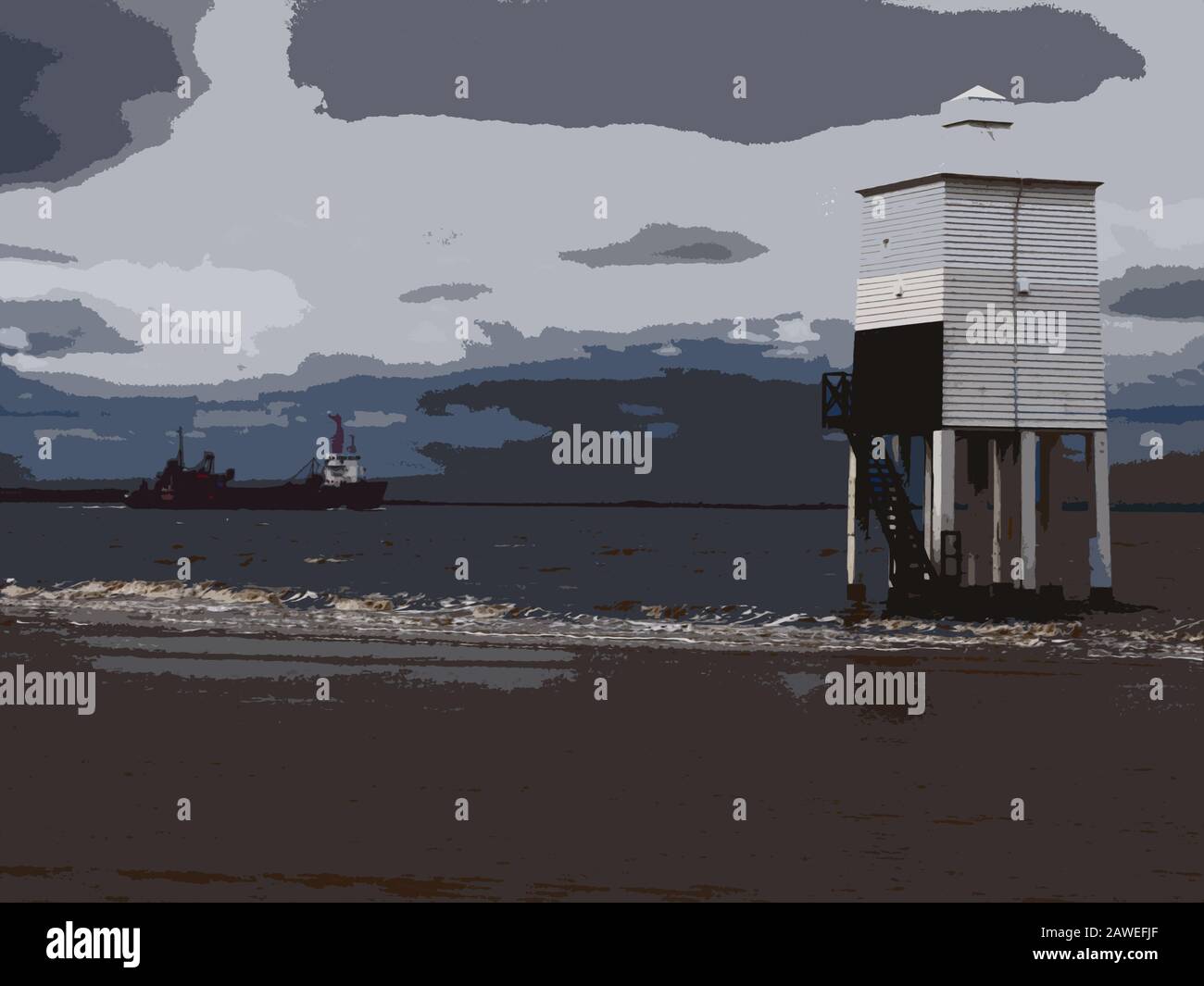 Low lighthouse burnham hi-res stock photography and images - Alamy