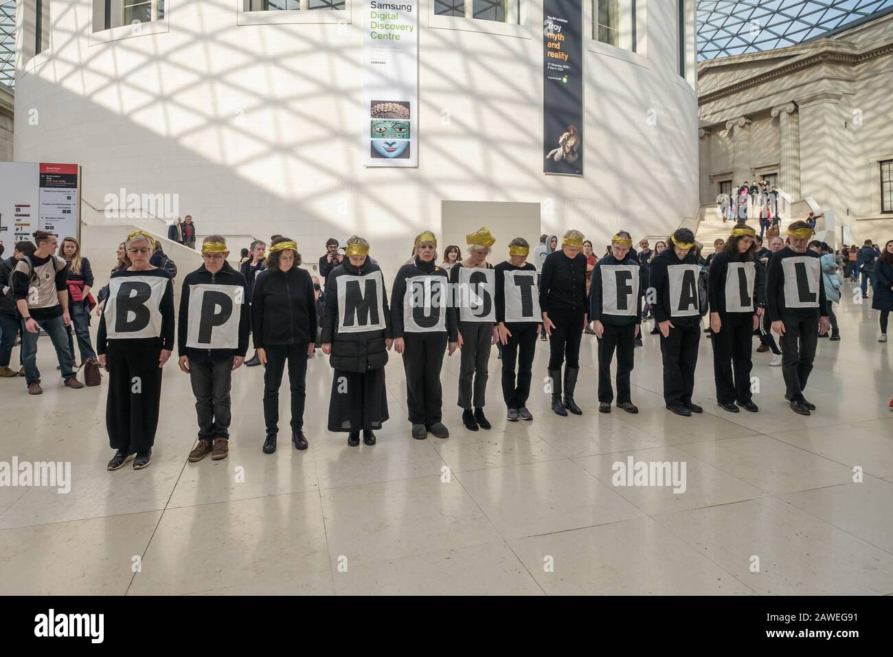 Culture and climate exhibition at the british museum hi-res stock ...