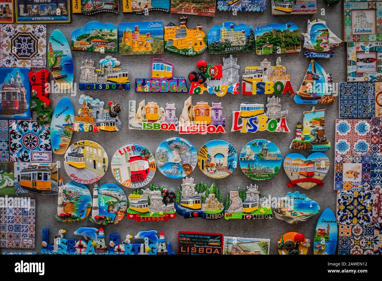 Lisbon fridge magents hi-res stock photography and images - Alamy