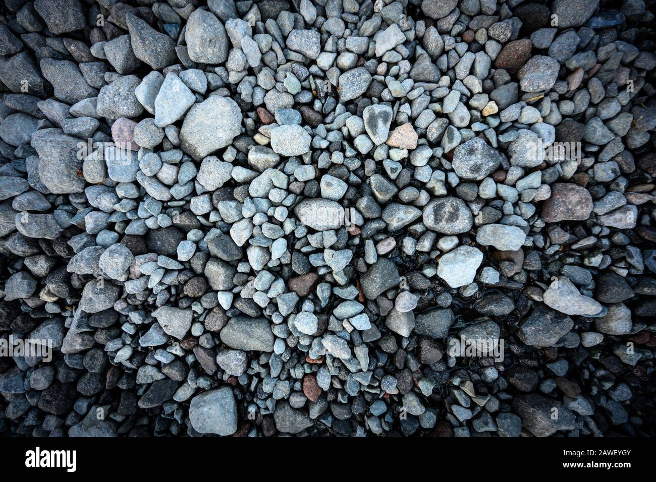 Gravel Trail with Vignette effect background image Stock Photo - Alamy