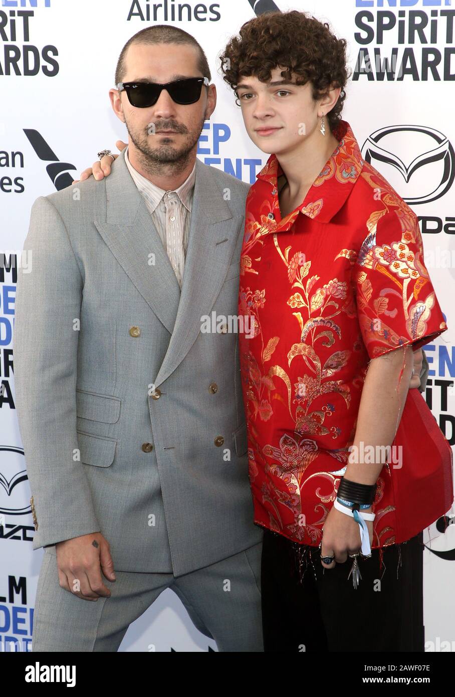 Santa Monica, Ca. 8th Feb, 2020. Shia LaBeouf and Noah Jupe at the 2020 ...
