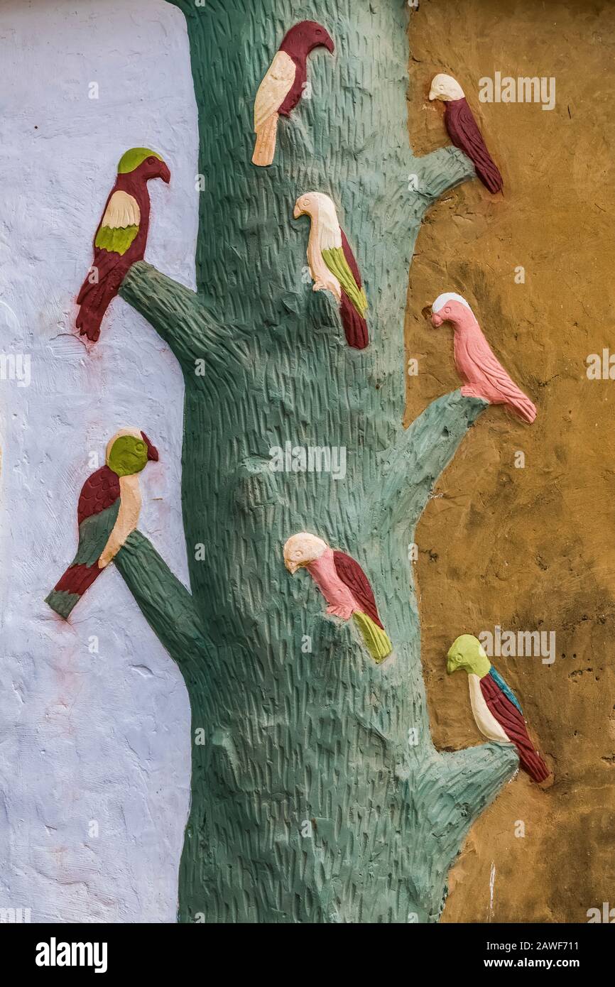 Ed Galloway's Totem Pole Park, filled with folk art totems with an ...