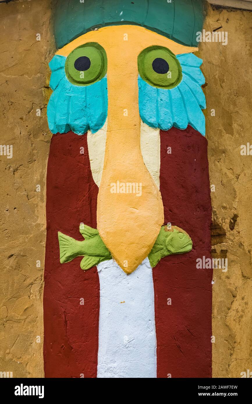 Ed Galloway's Totem Pole Park, filled with folk art totems with an ...