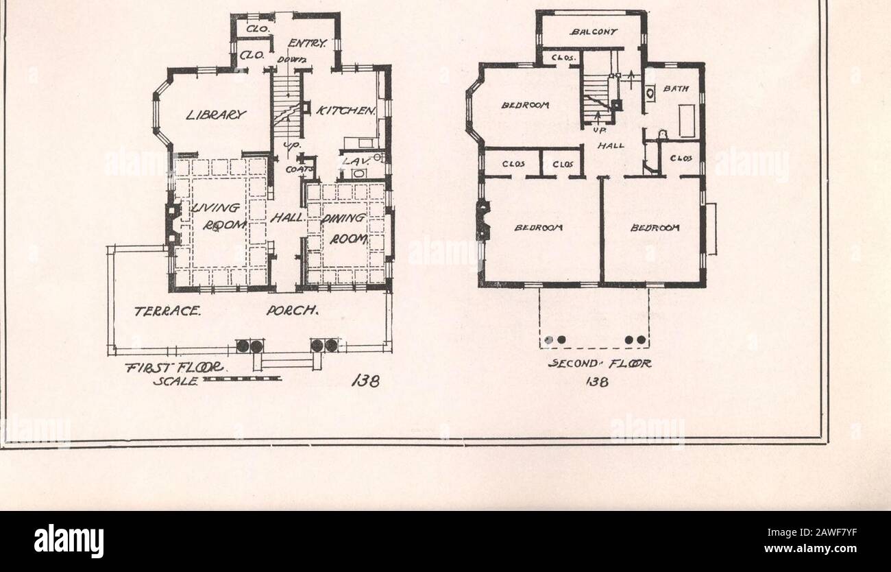 Center Hall Colonial Plans