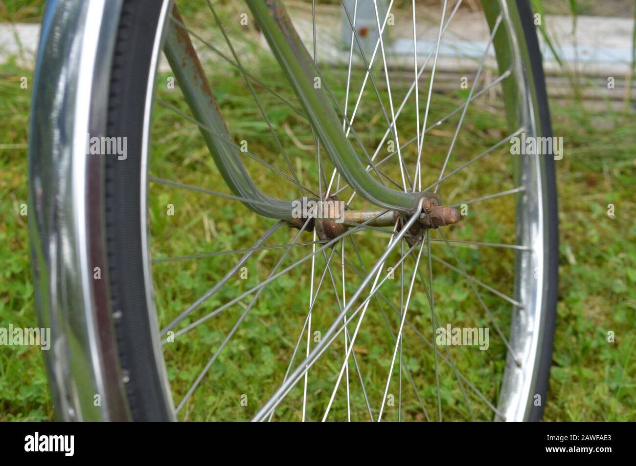 Old vintage bike, rust Stock Photo - Alamy