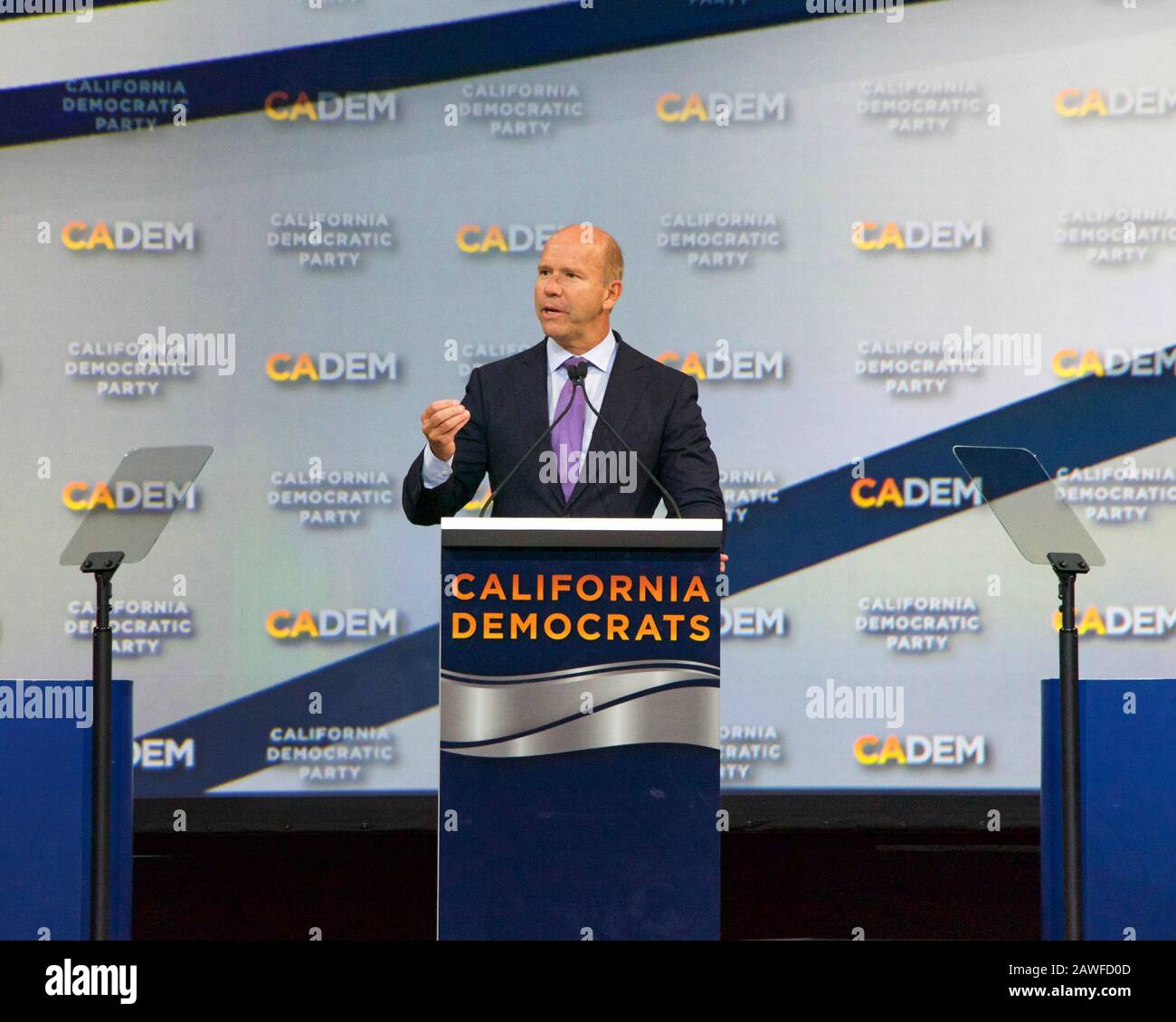 Long Beach, CA - Nov 16, 2019: Presidential candidate John Delaney ...