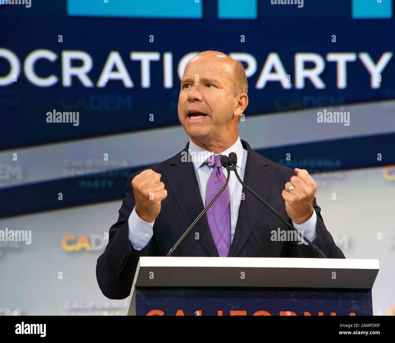 Long Beach, CA - Nov 16, 2019: Presidential candidate John Delaney ...