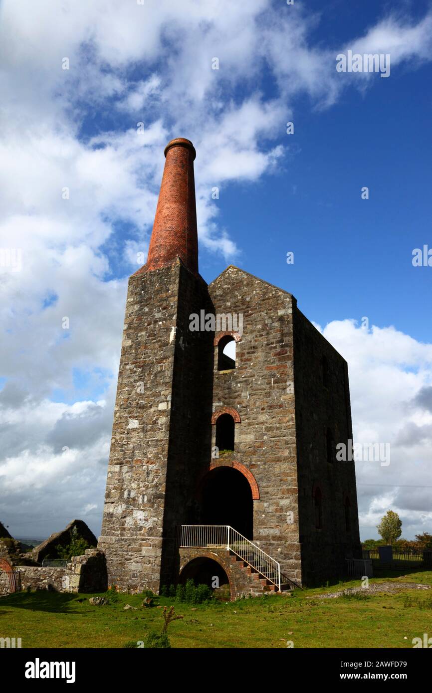 Ruins of Phoenix United Mine , Prince of Wales engine house , near ...