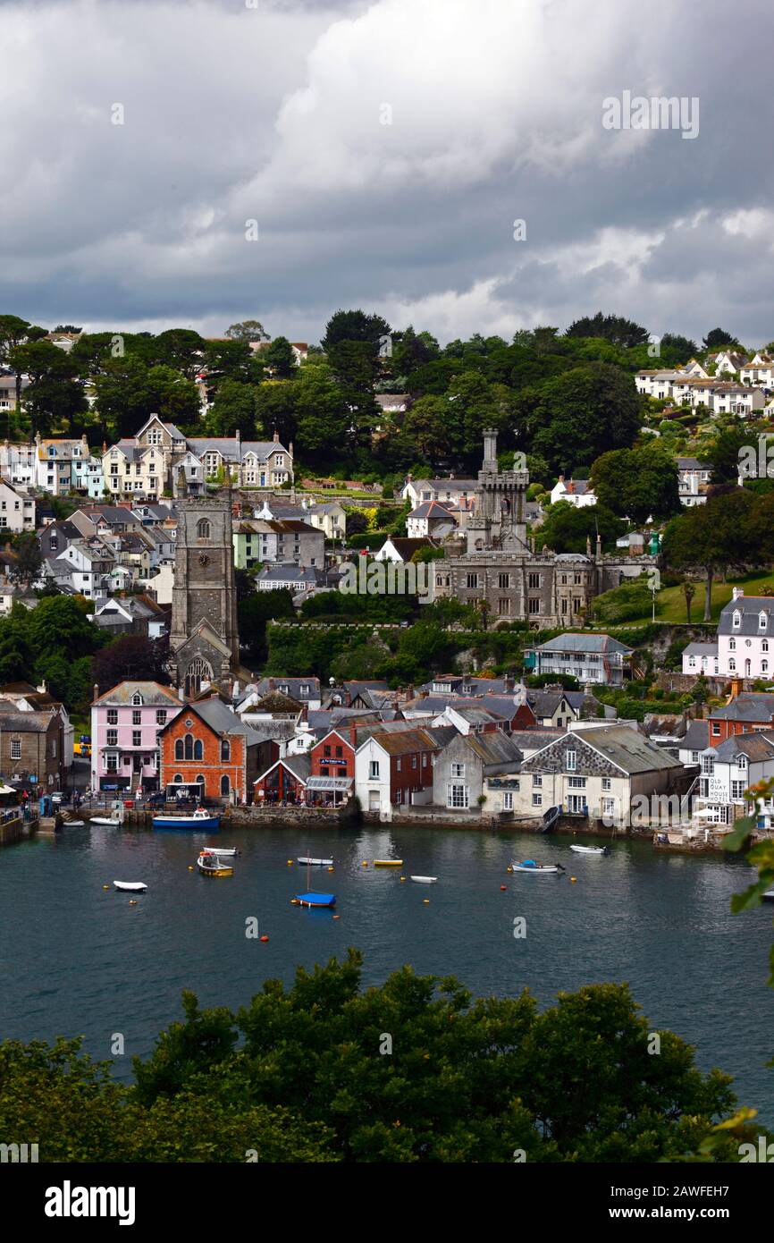 Tower place house fowey cornwall hi-res stock photography and images ...