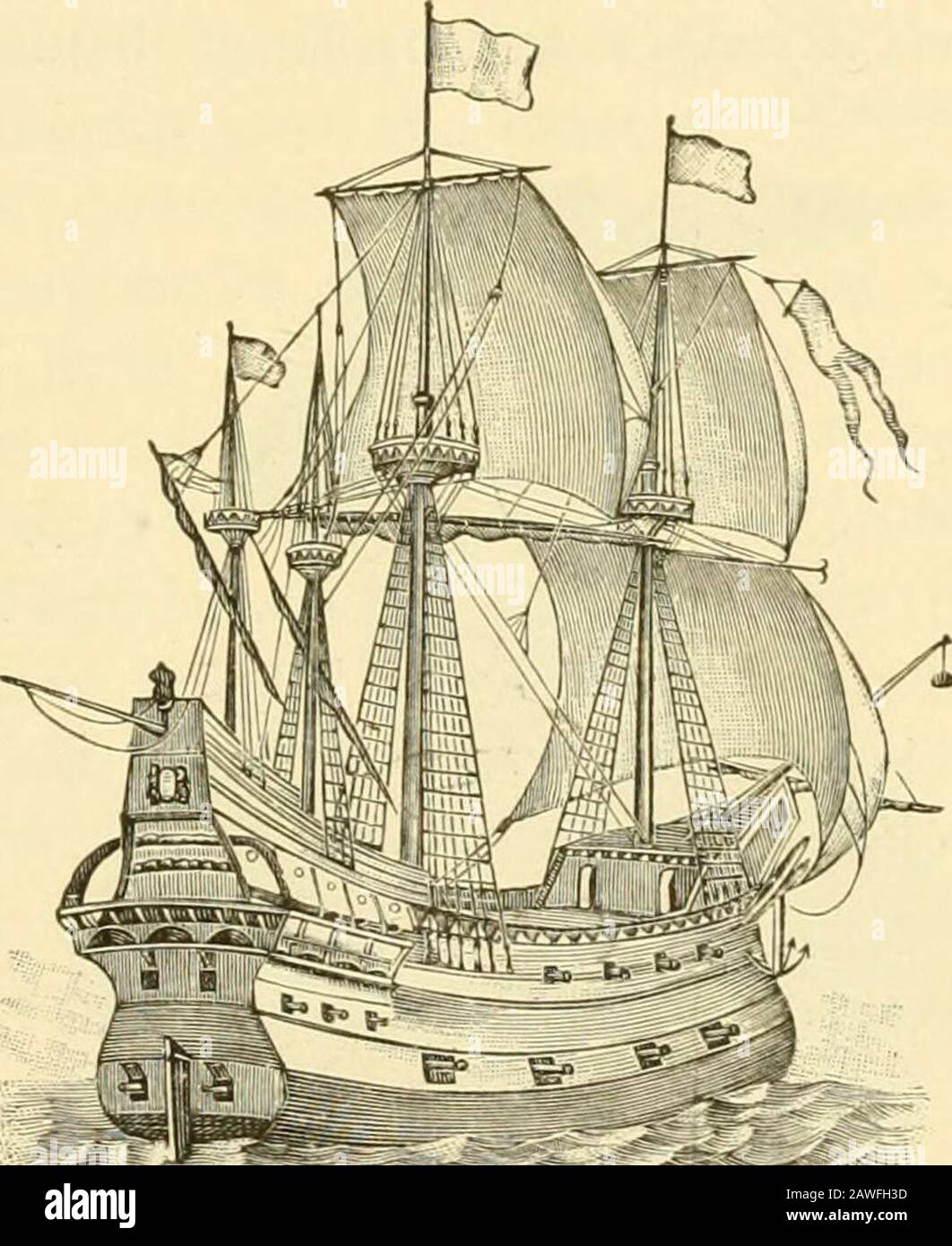 A history of the United States for schools . the Englishships gathered ...