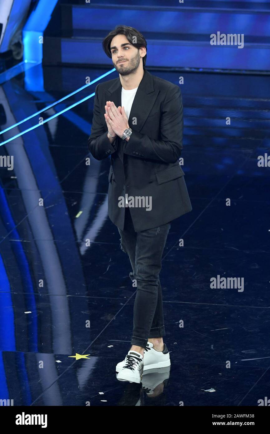 Sanremo, 70th Italian song festival 2020. Final evening. In Alberto ...