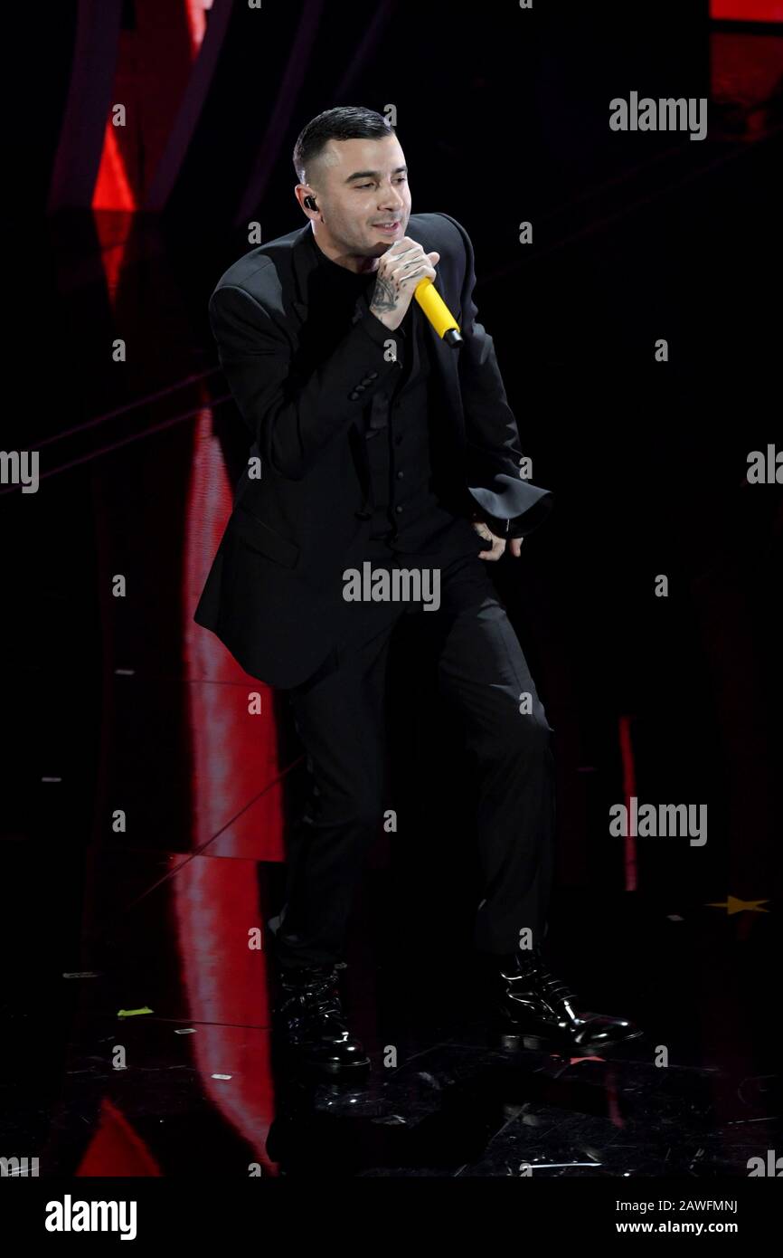 Sanremo, 70th Italian song festival 2020. Final evening. Pictured ...