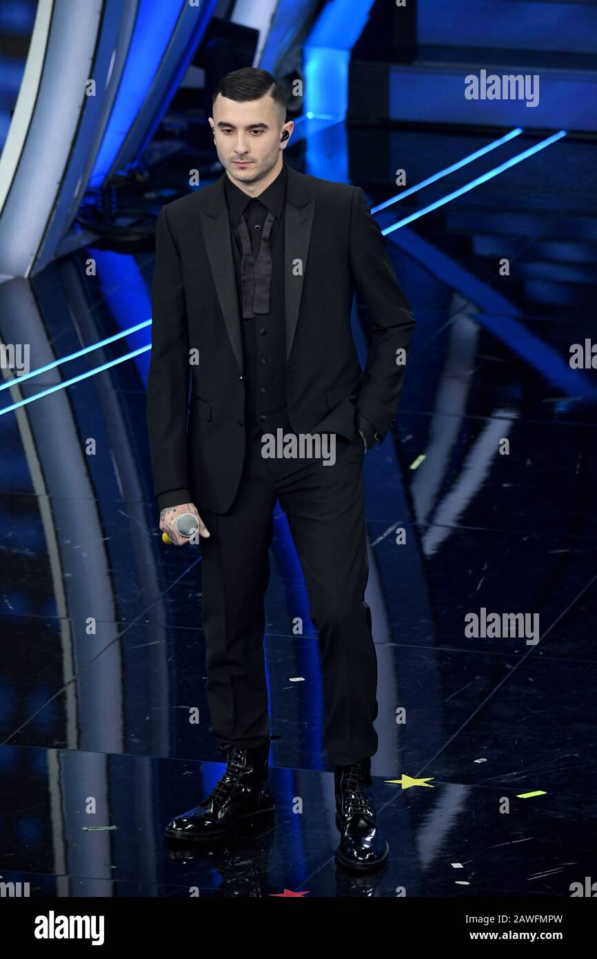 Sanremo, 70th Italian song festival 2020. Final evening. Pictured ...