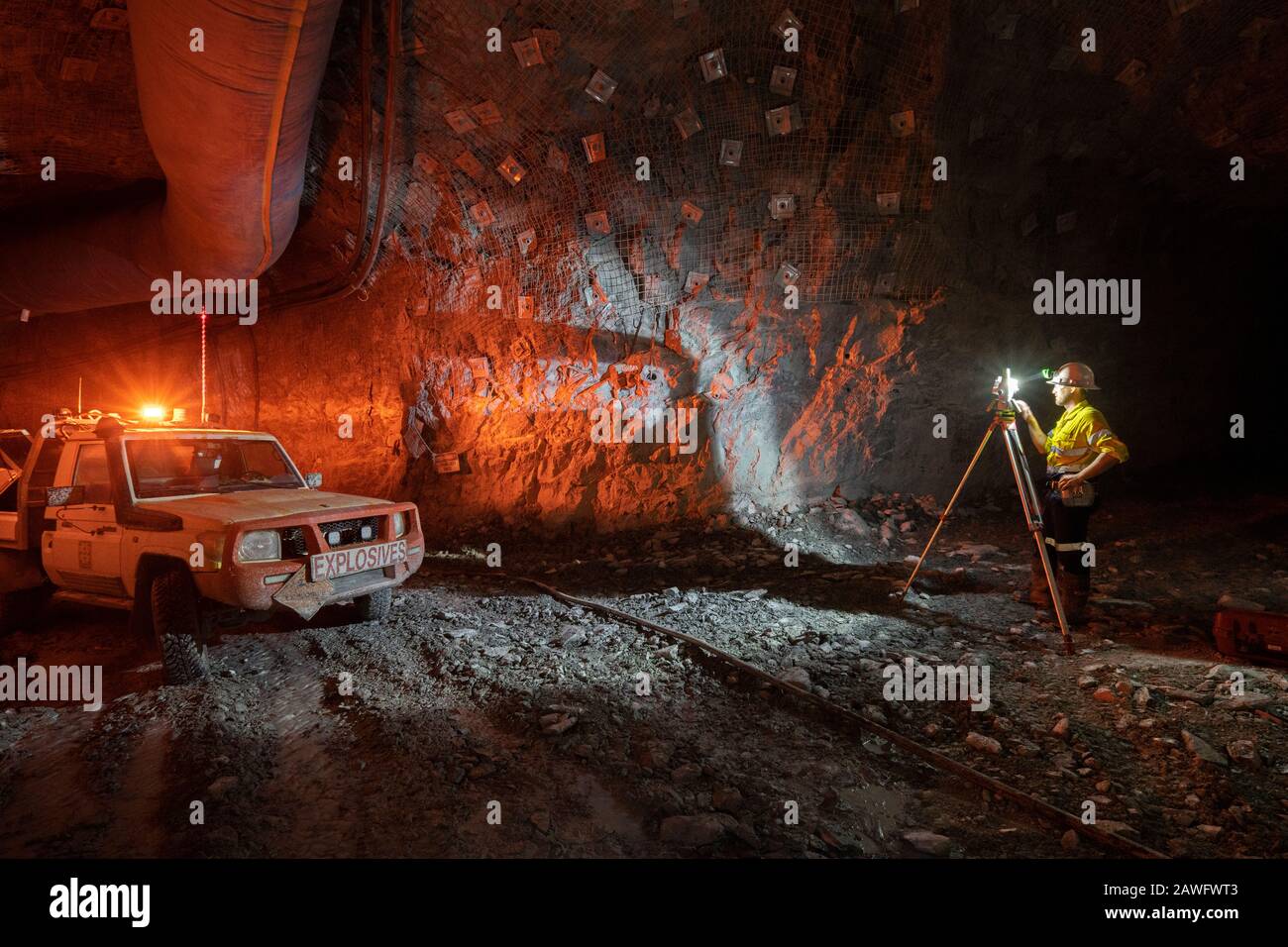 Underground gold mine hi-res stock photography and images - Alamy