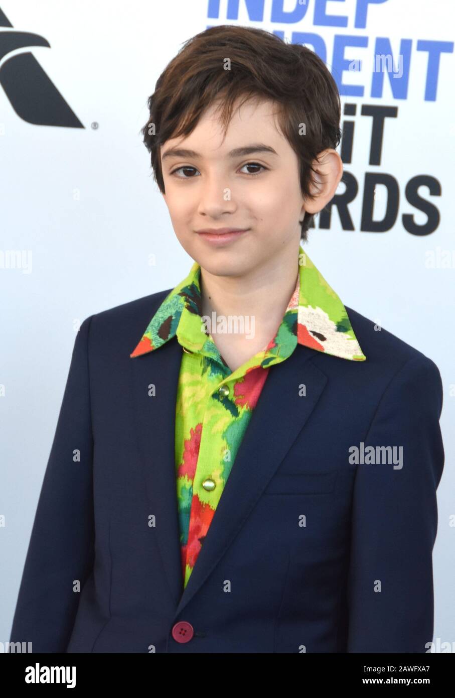 Santa Monica, California, USA 08th February 2020 Actor Azhy Robertson ...