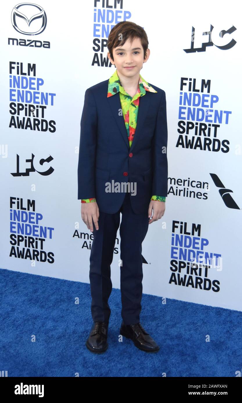 Santa Monica, California, USA 08th February 2020 Actor Azhy Robertson ...