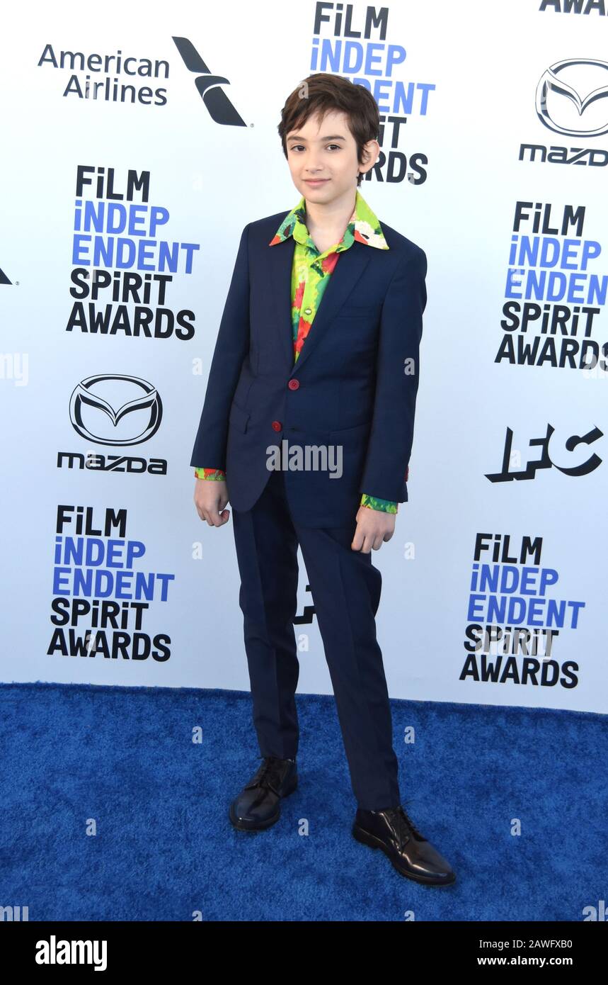 Santa Monica, California, USA 08th February 2020 Actor Azhy Robertson ...