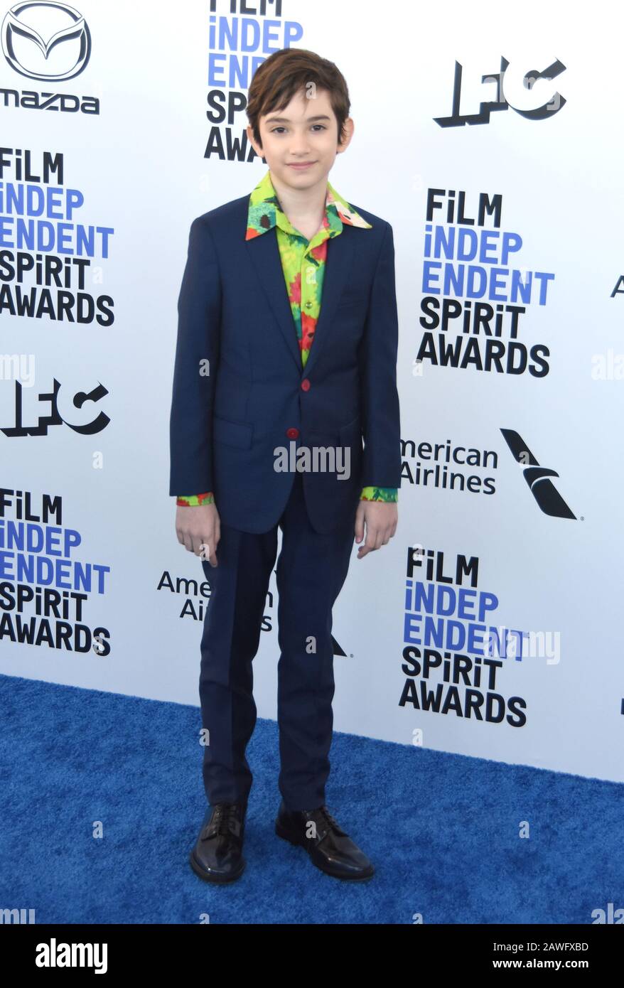 Santa Monica, California, USA 08th February 2020 Actor Azhy Robertson ...