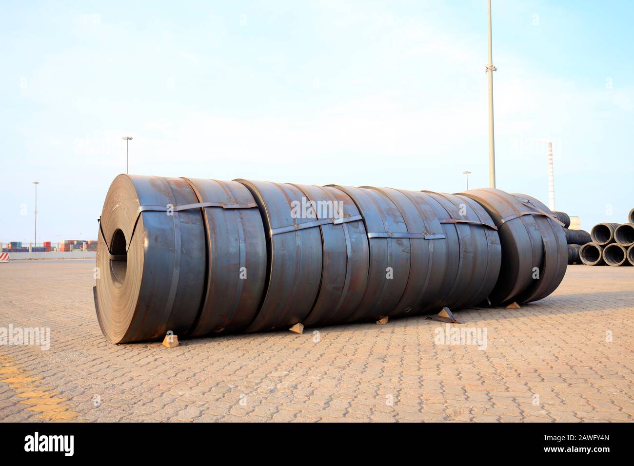 Steel coils hi-res stock photography and images - Alamy