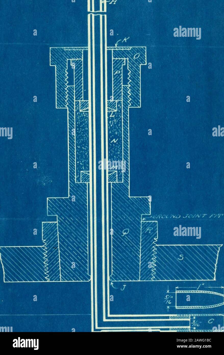 Calibration of the pitot tube . marks made on the cap and tube to make ...