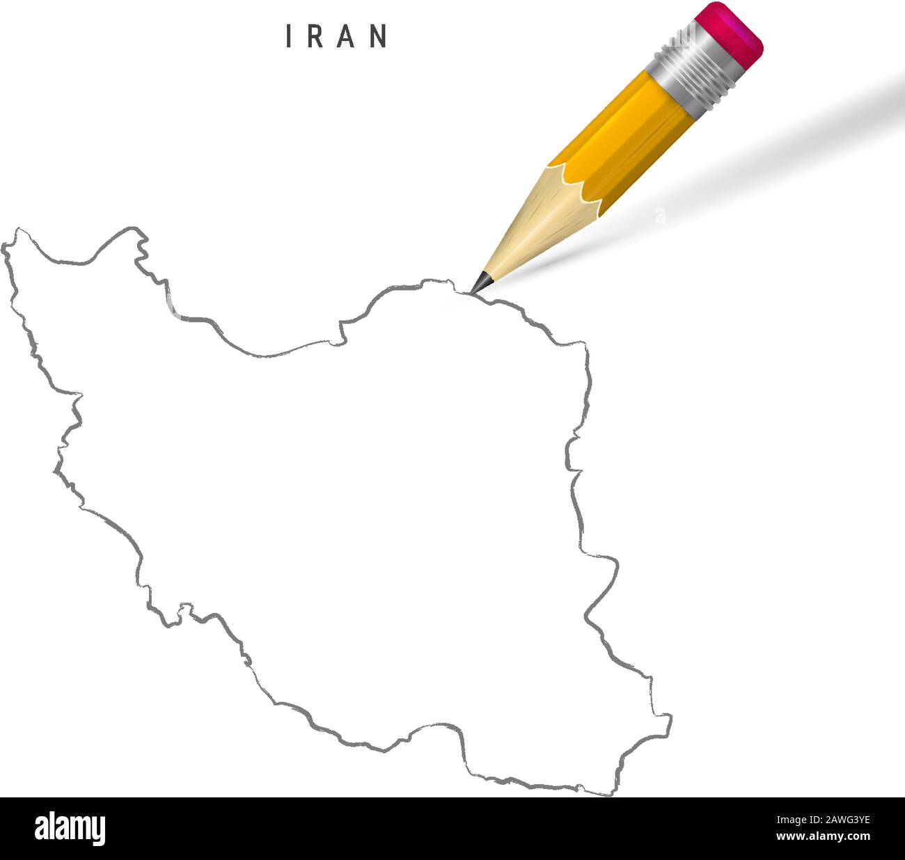 Iran Outline High Resolution Stock Photography and Images - Alamy