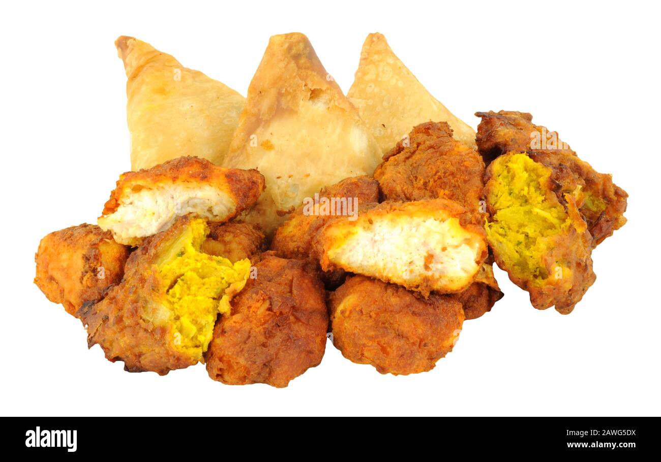 Pakora samosa hi-res stock photography and images - Alamy