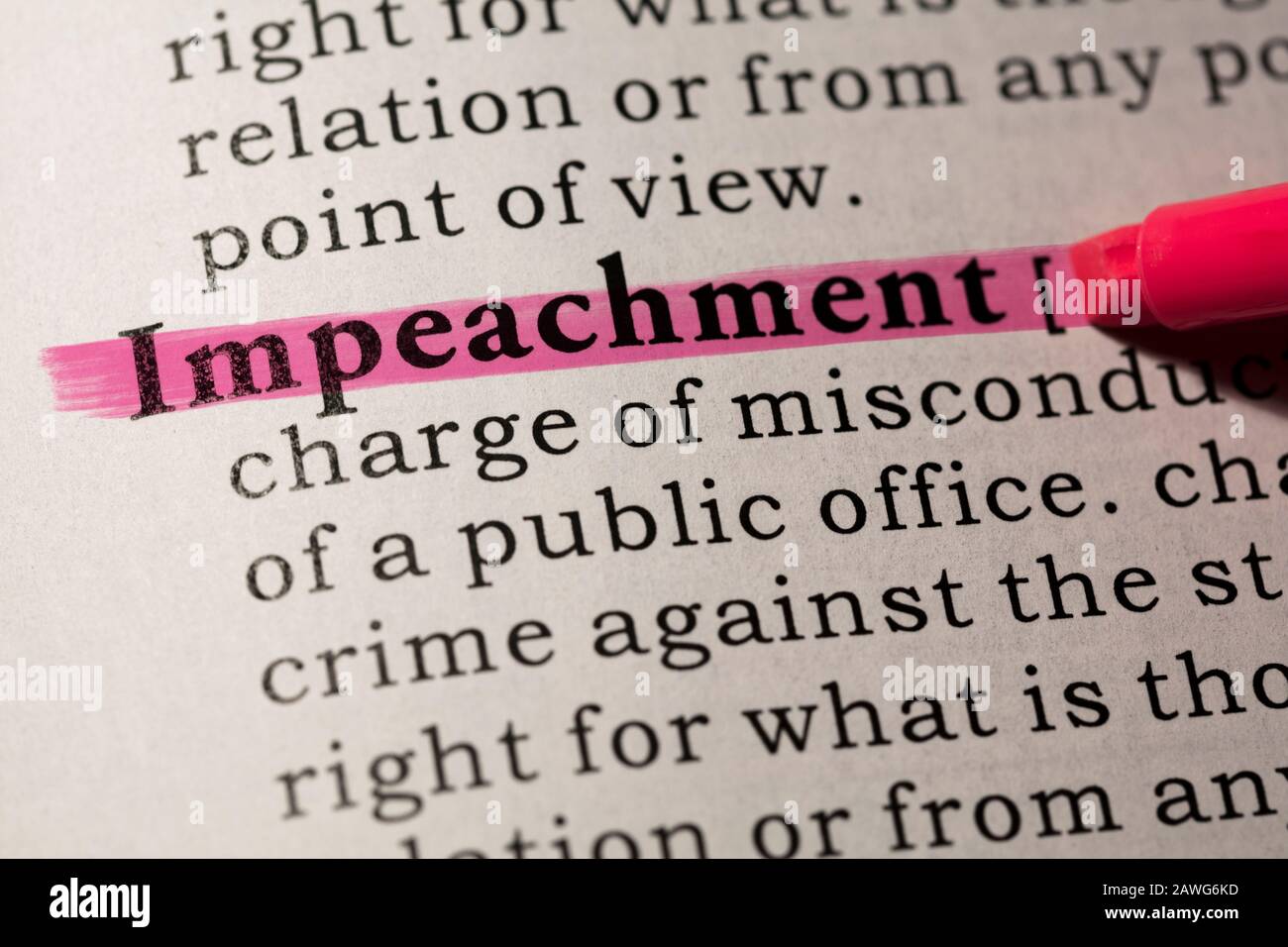 Impeachment book hi-res stock photography and images - Alamy