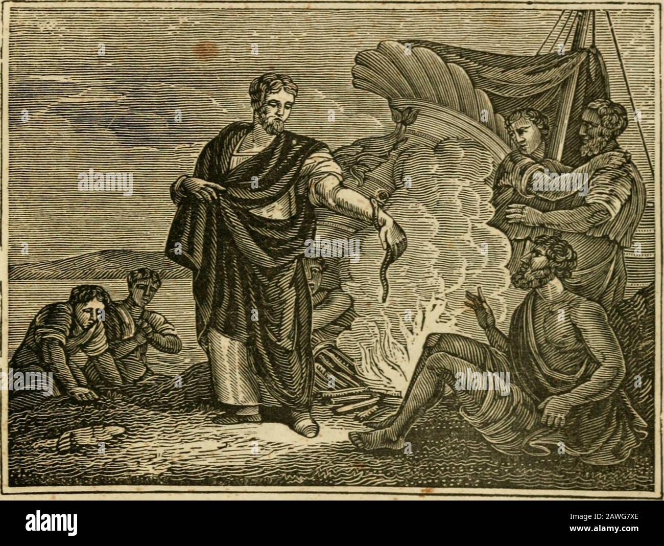 Jesus with disciples after resurrection hi-res stock photography and ...