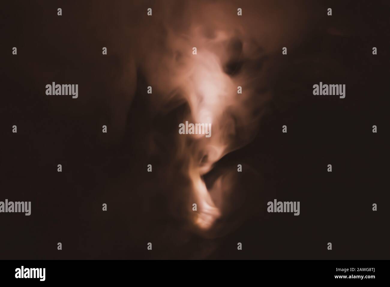 Colored smoke on black backdrop. brown fog abstract background Stock ...