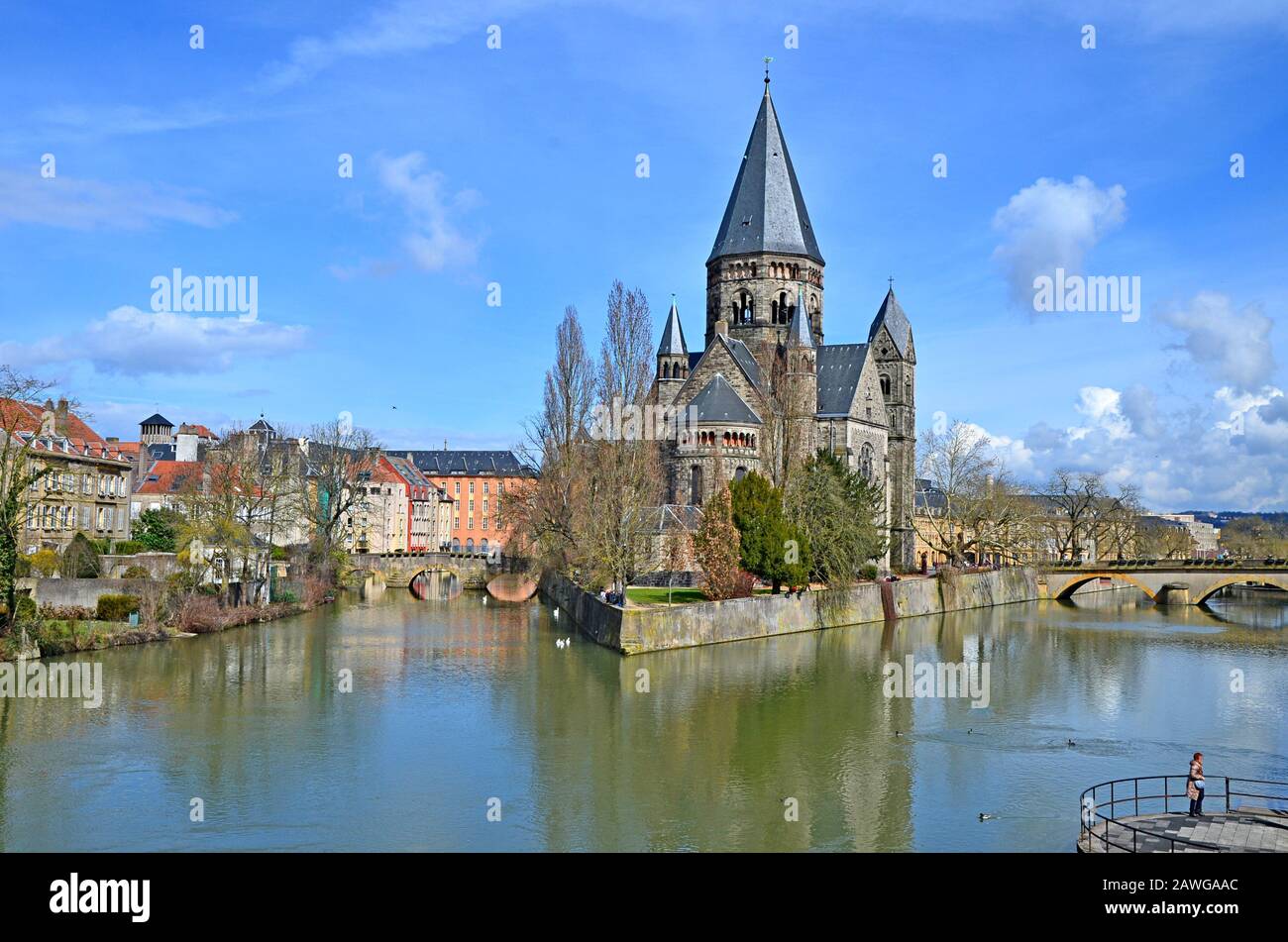 Temple neuf church moselle river hi-res stock photography and images ...