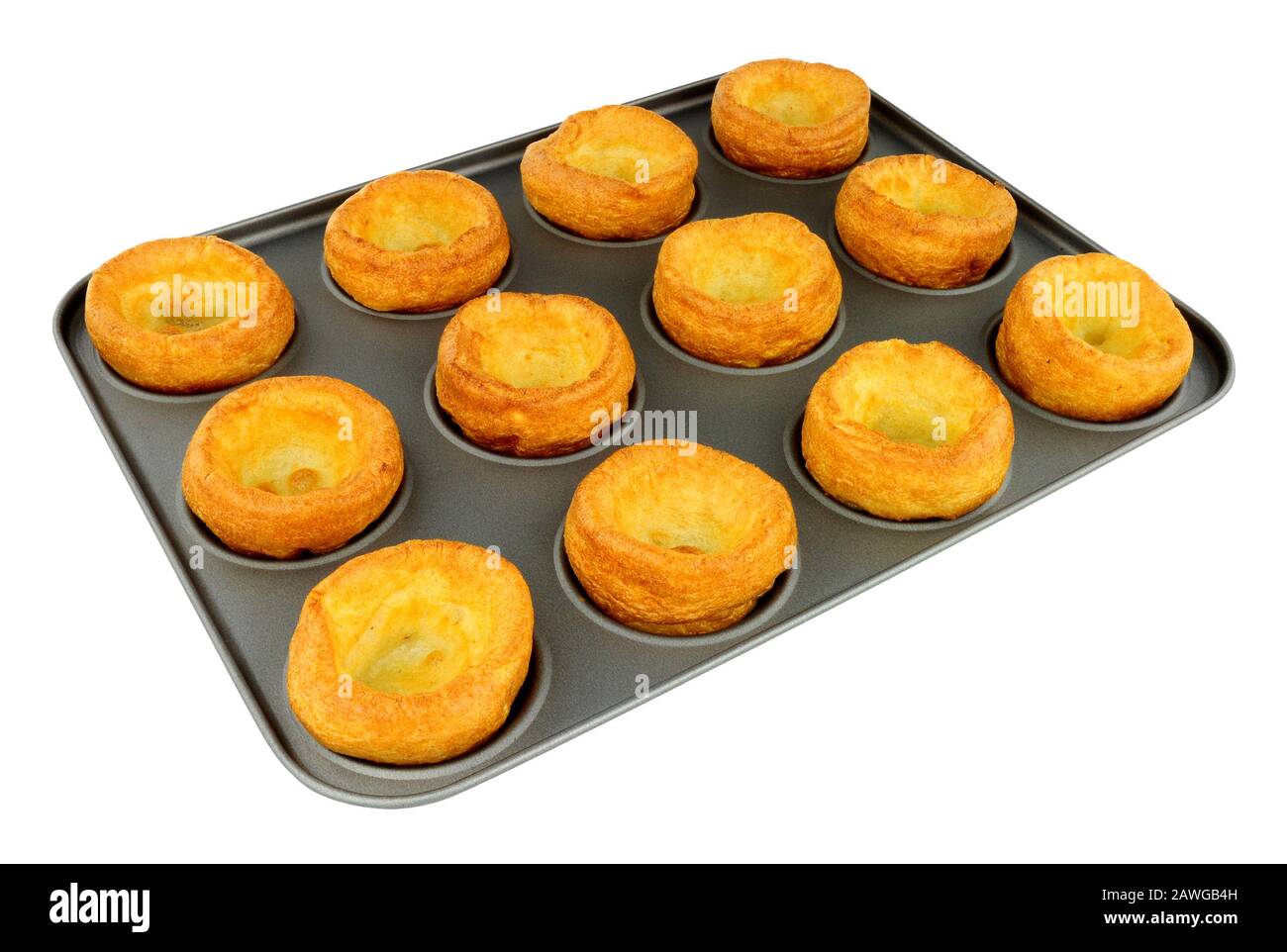 Yorkshire pudding tray Cut Out Stock Images & Pictures - Alamy