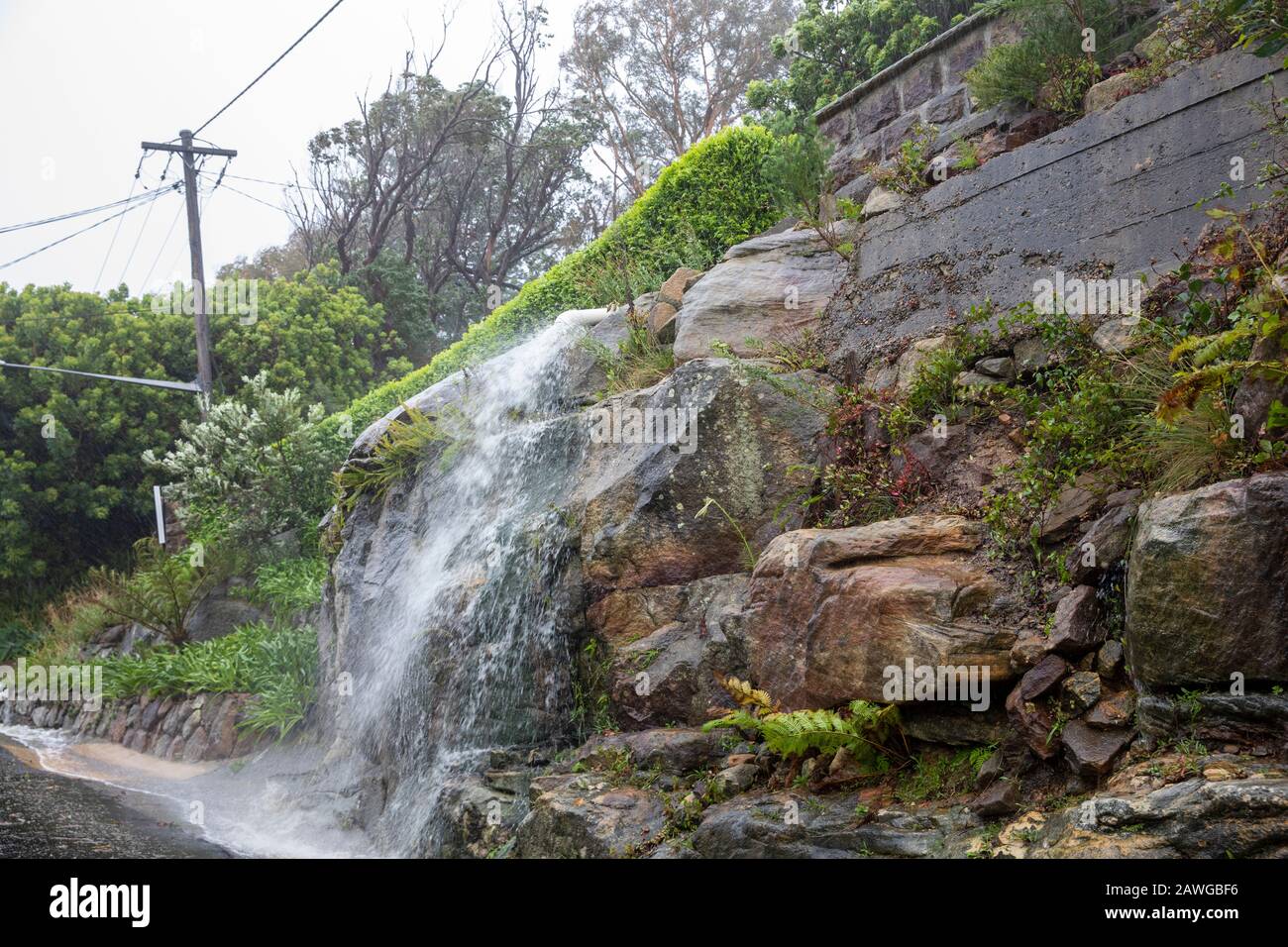 Palm Beach Sydney 9th February 2020 Heavy Rainfall Causes Flash