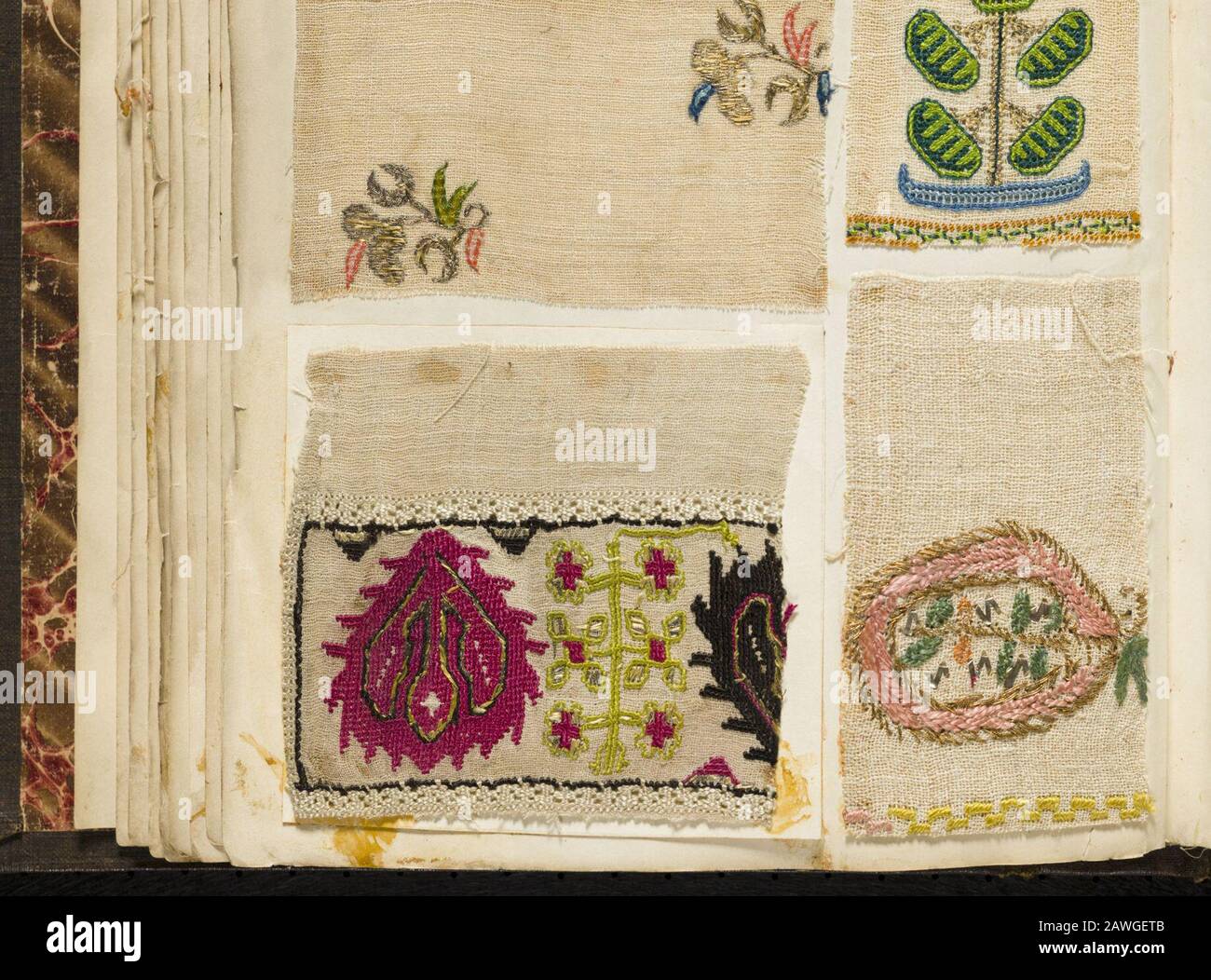 [Embroidery sample book] . ?#>*». m i Stock Photo - Alamy