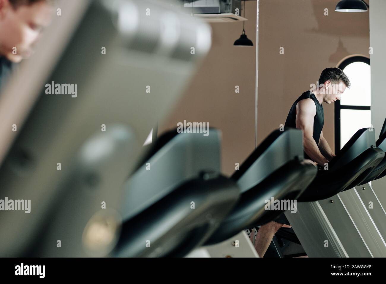 Men only exercise class hi-res stock photography and images - Alamy