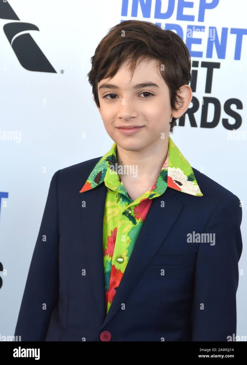 Santa Monica, California, USA 08th February 2020 Actor Azhy Robertson ...