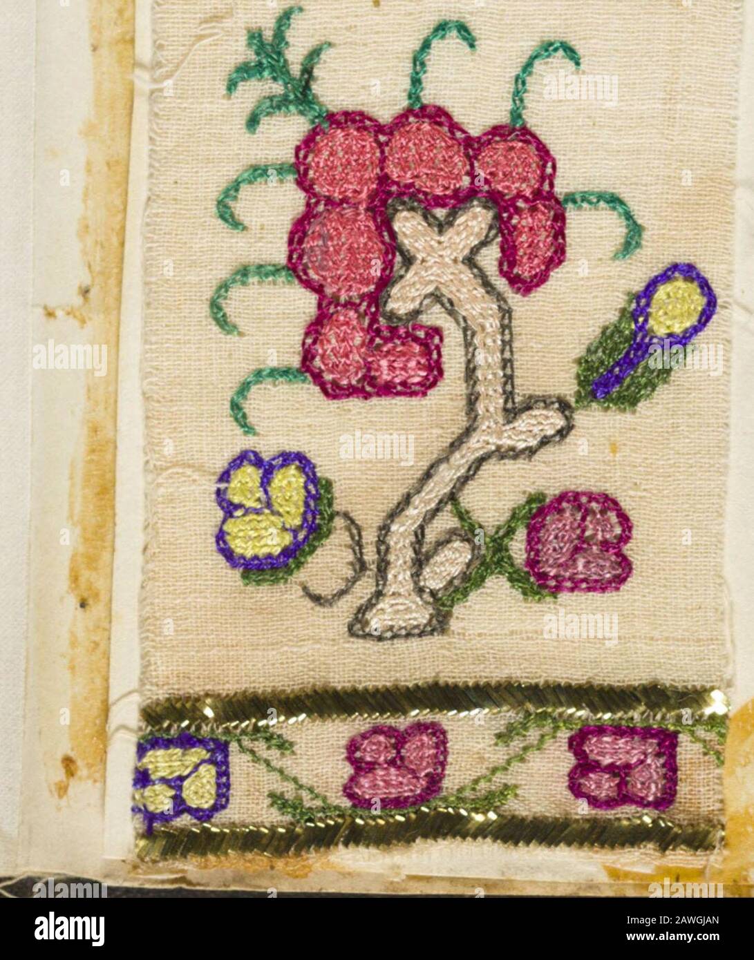 [Embroidery sample book] Stock Photo - Alamy