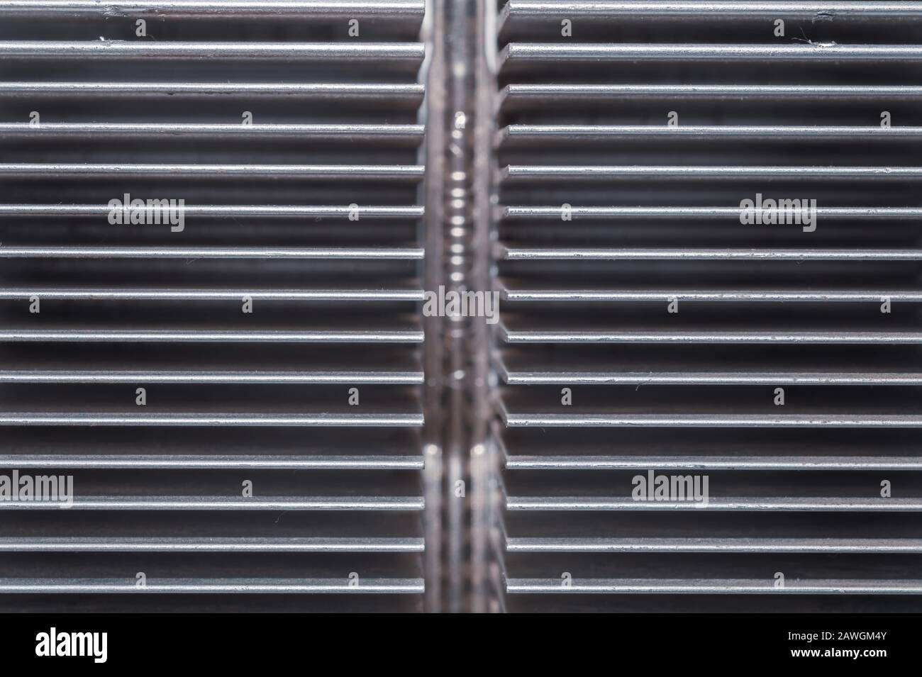 Computer radiator abstract macro background. processor cooling system ...