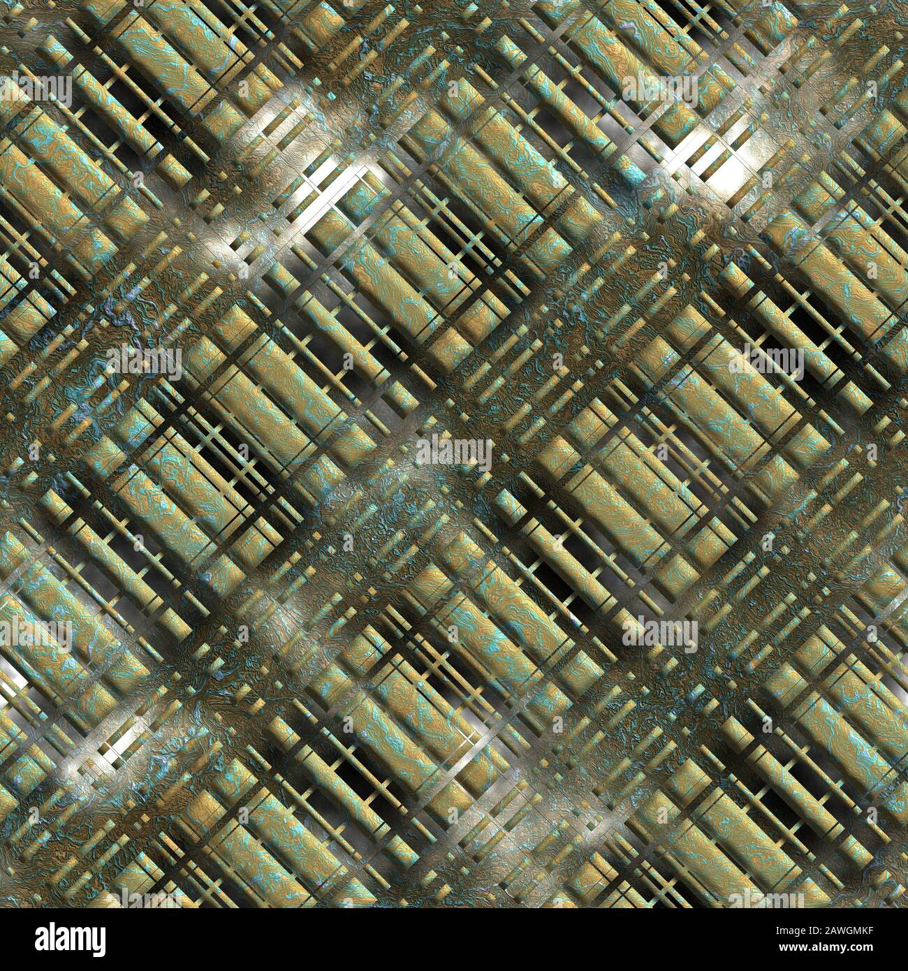 3D Composite seamless background tile with unique color, material ...