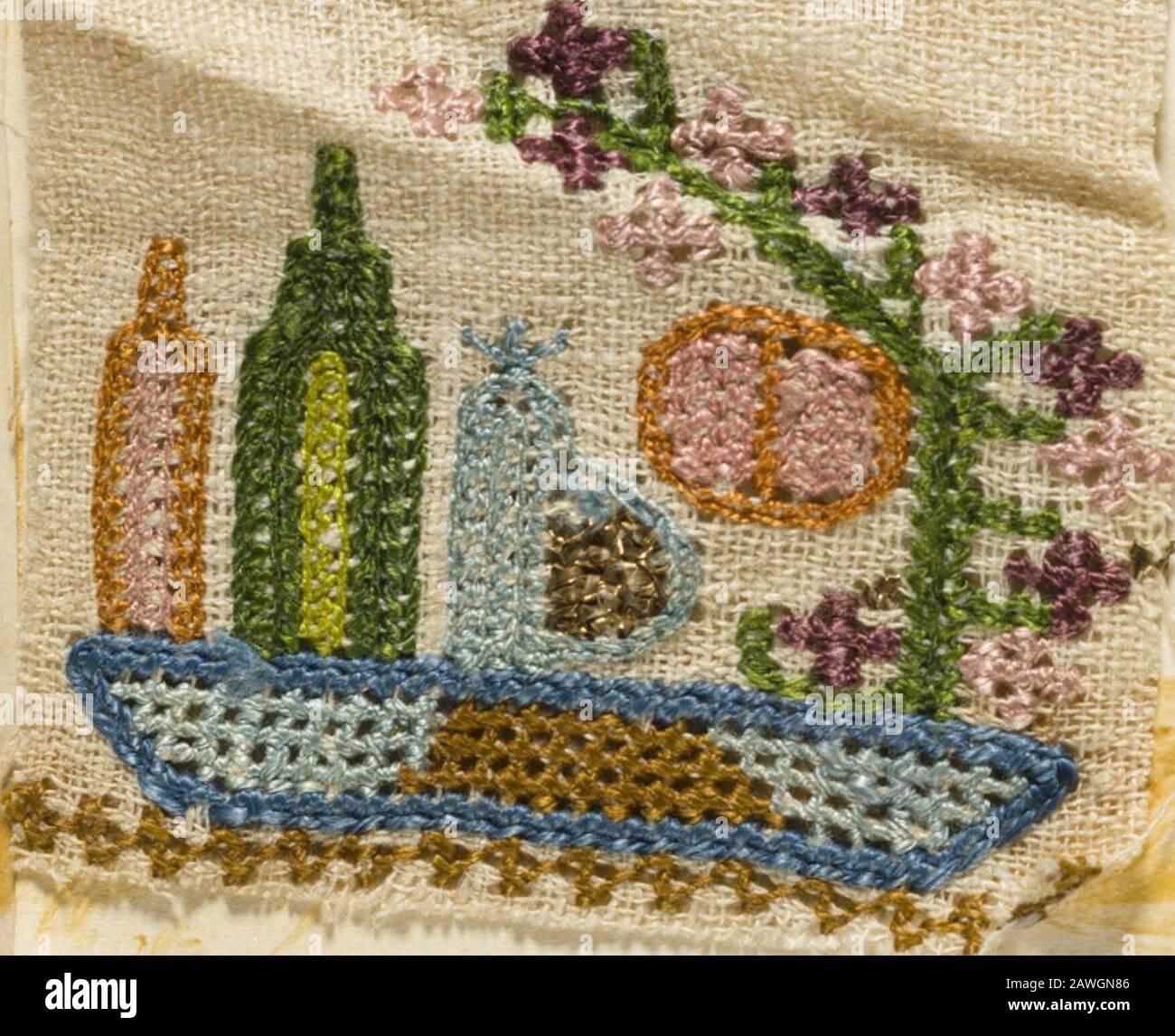 [Embroidery sample book] Stock Photo - Alamy