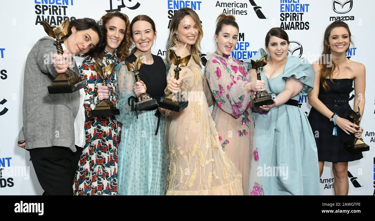 08 February 2020 - Santa Monica - Olivia Wilde, Kaitlyn Dever, Beanie ...