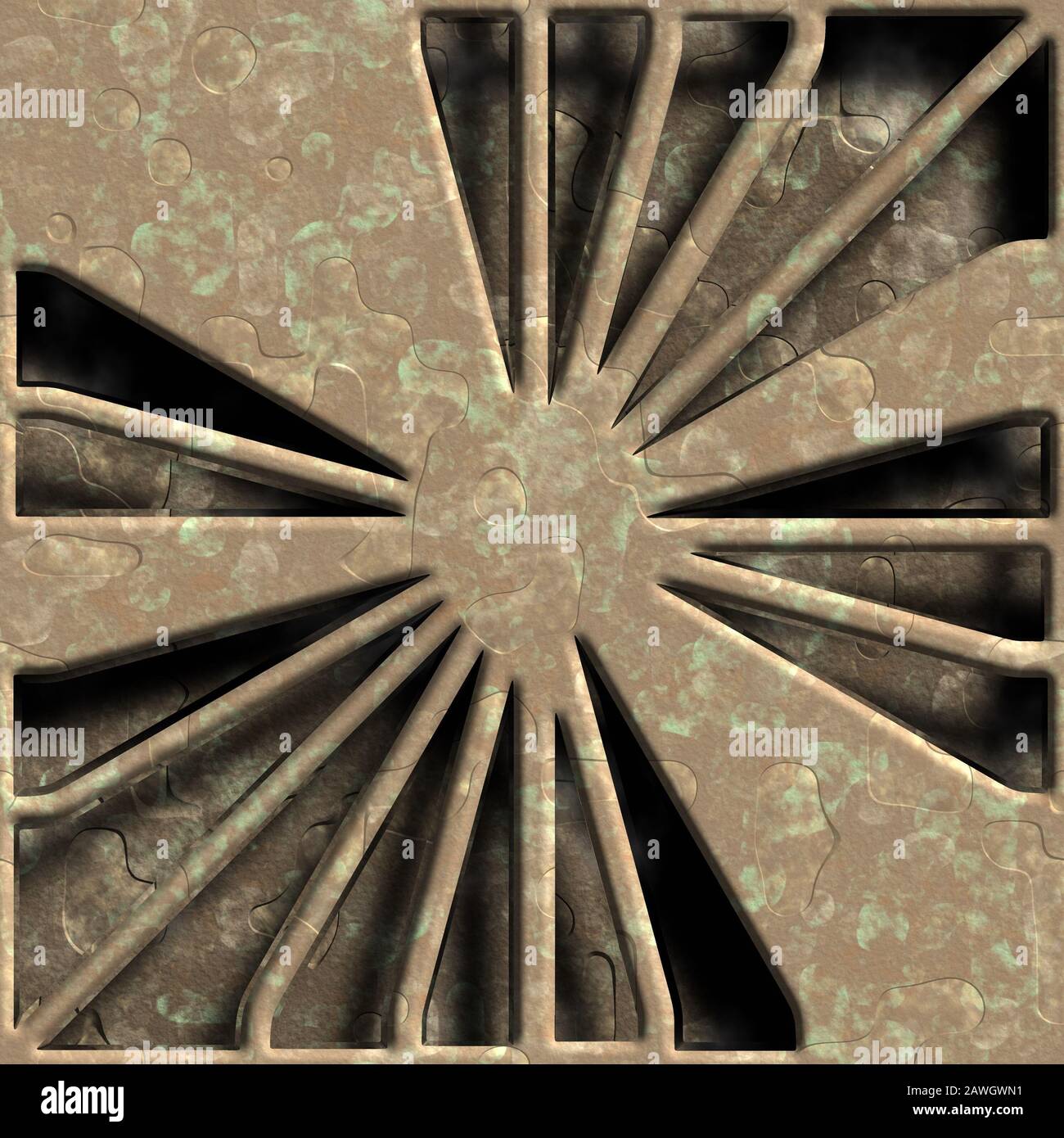 3D Composite seamless background tile with unique color, material ...