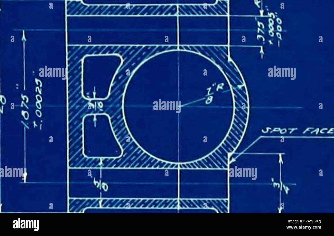 Design of a 200 horsepower aeronautical engine Stock Photo - Alamy