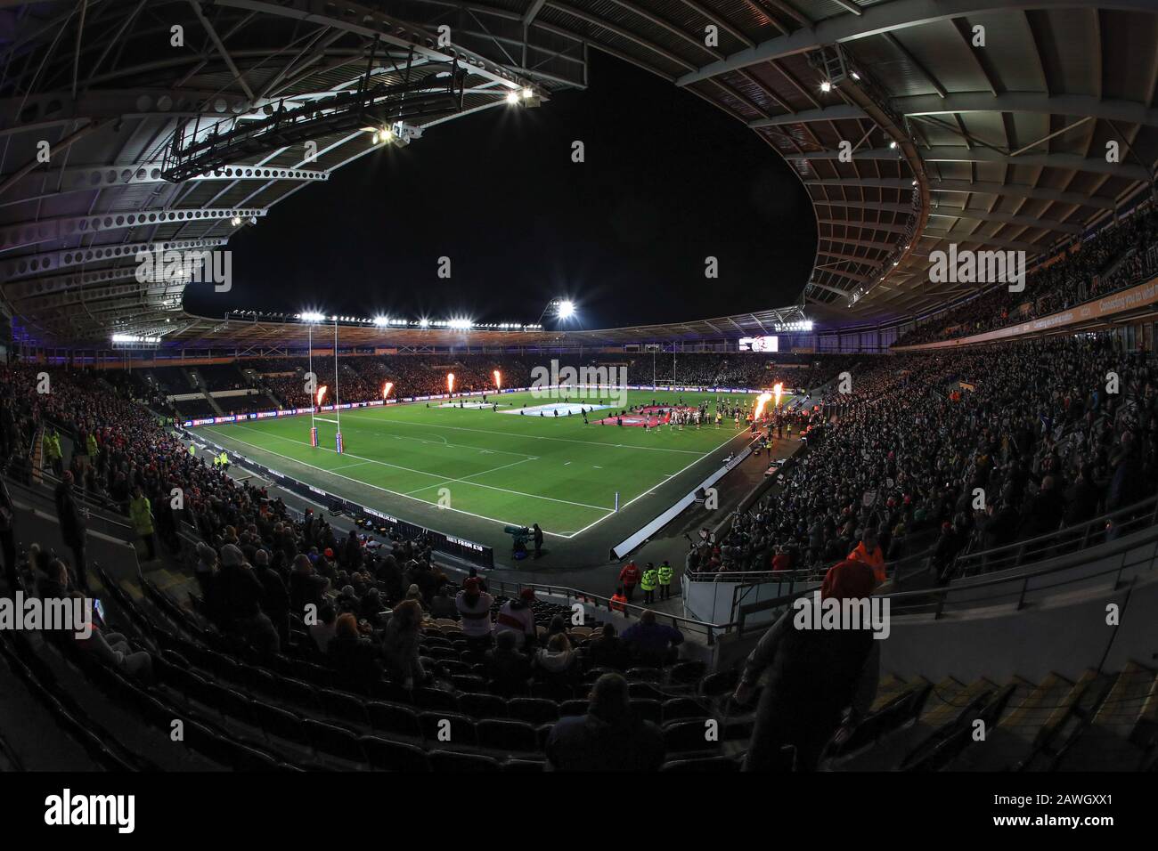 7th February 2020, KC Stadium, Hull, England; Betfred Super League ...
